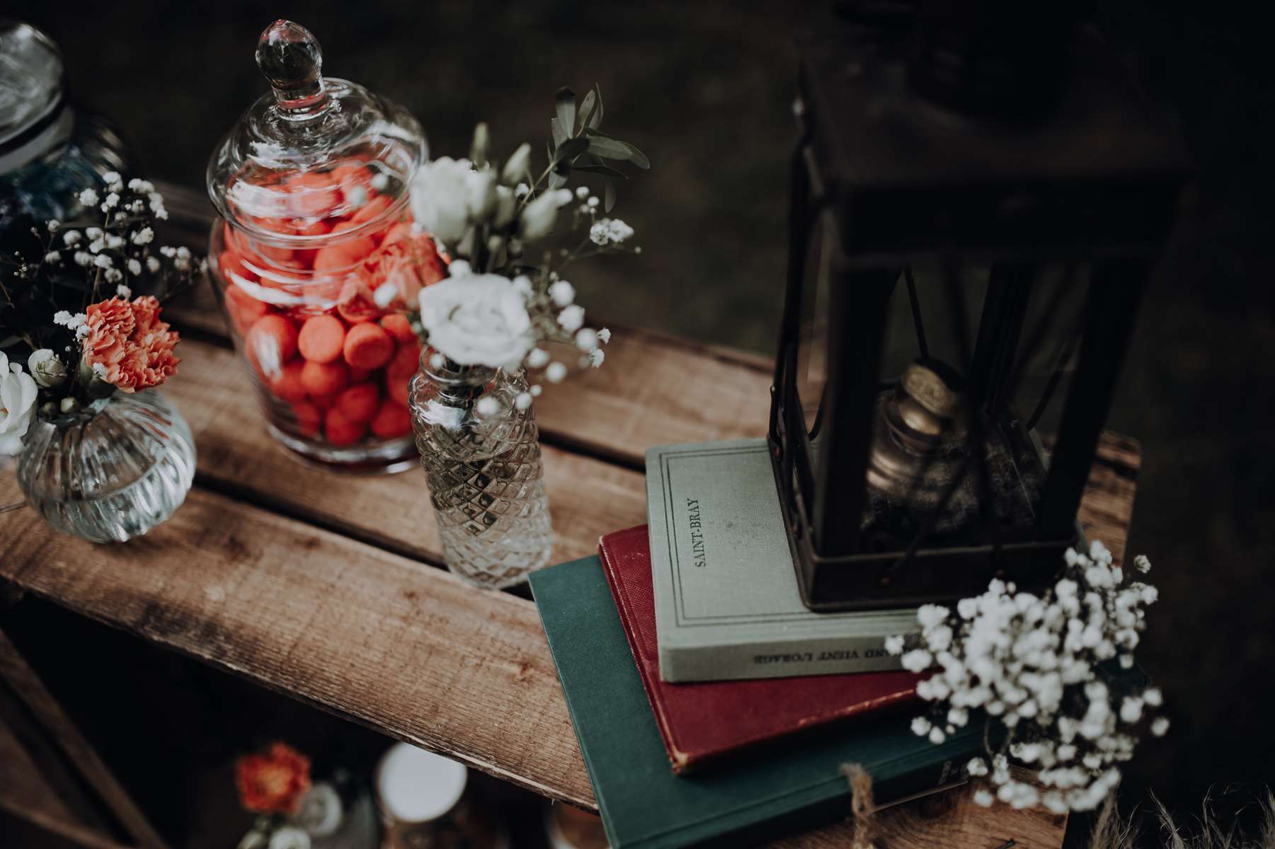 Décoration mariage voyage Château de Chaulnes